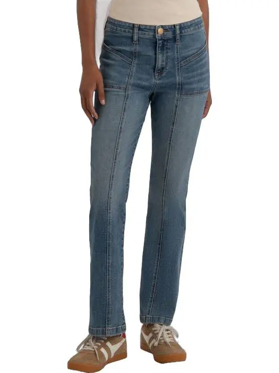 Kut From The Kloth Kelsey Seamed Flare Jeans - Articulated