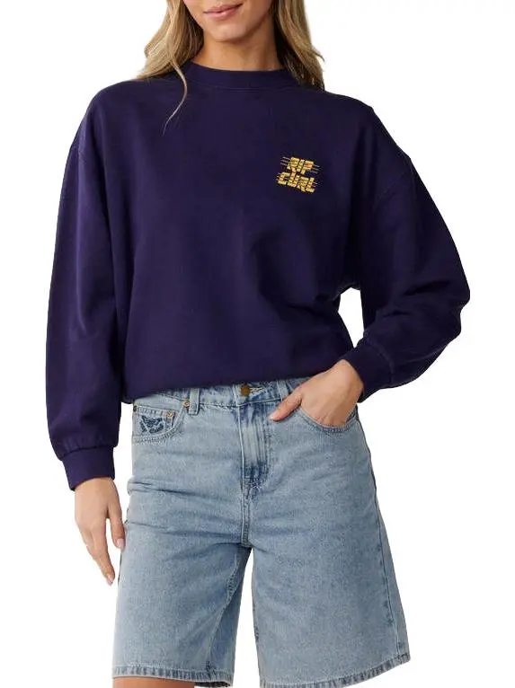 Rip Curl Crewneck Sweatshirt - Deep Blue