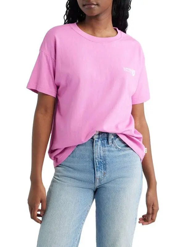 Rip Curl Surf Puff Party Pack Graphic T-shirt - Pink
