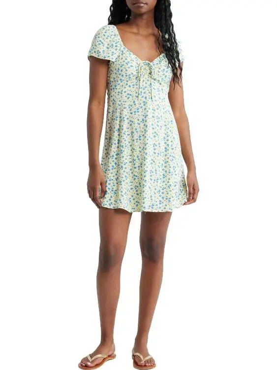 Rip Curl Surf Side Mini Dress - Light Yellow