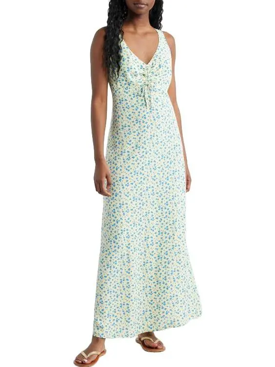 Rip Curl Surf Side Maxi Dress - Light Yellow