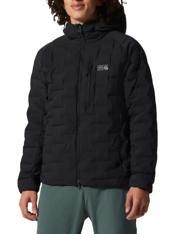 Mountain Hardwear Stretchdown™ 700-fill-power Down Hooded Jacket - Black