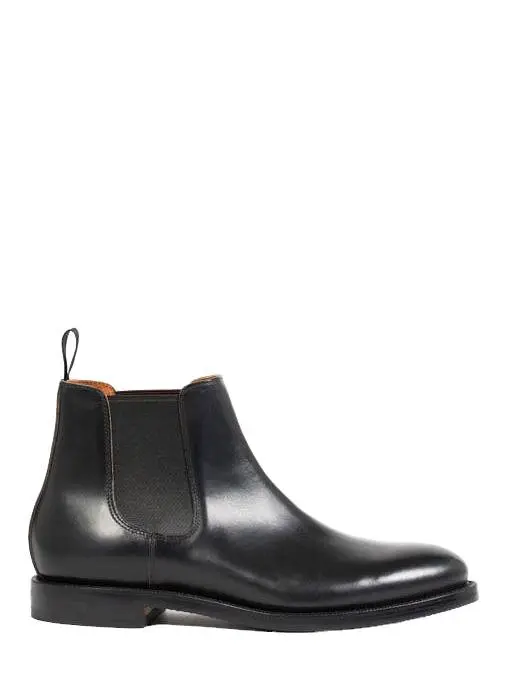 GRANT STONE Chelsea Boot - Black Chromexcel