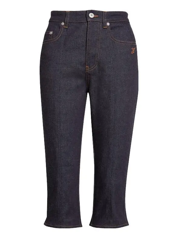 Jacquemus Le Capri De-nîmes Denim Capri Pants - Dark Navy