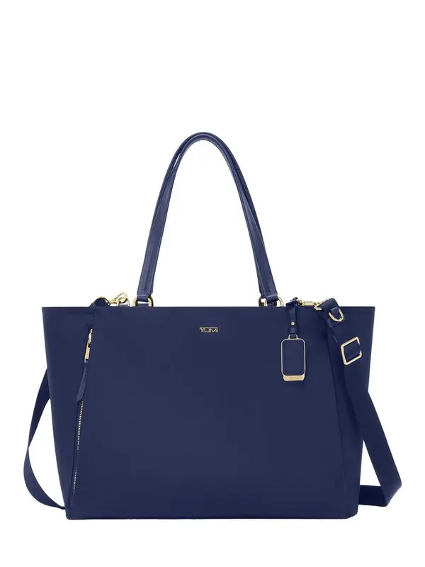 Tumi Large Tote - Indigo/light Gold