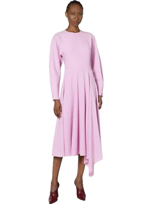 ROKSANDA Yelin Crepe Long Sleeve Dress - Blush