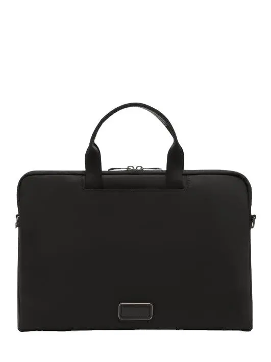 Tumi Laptop Crossbody - Black/gunmetal