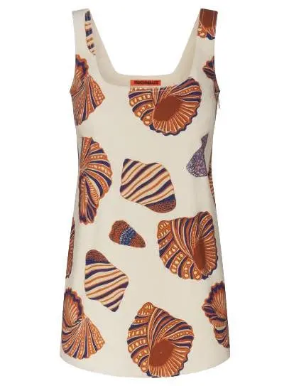 SIMONMILLER Sahara Linen Mini Dress - Natural Shell