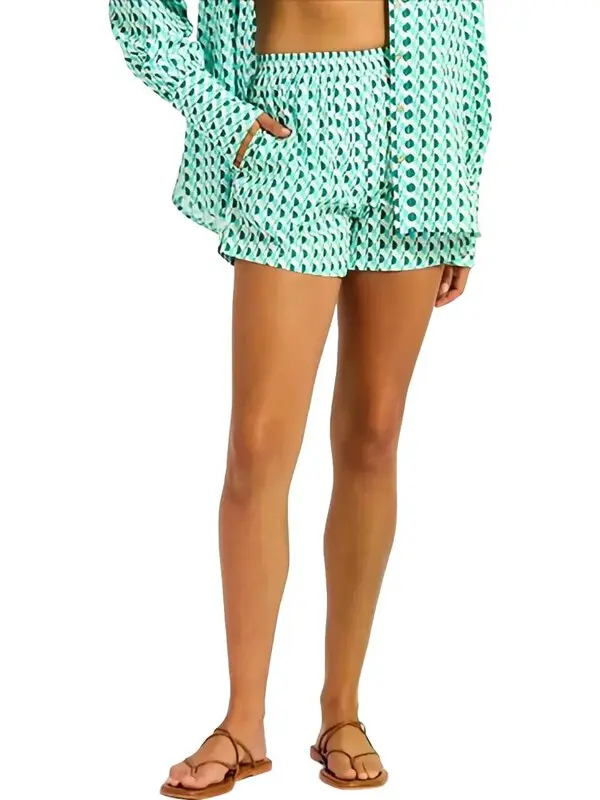 Seafolly Elasticated-waist Shorts - Green