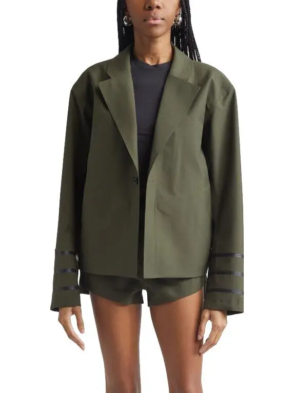 Coperni Technical Tailored Jacket - Green Khaki Green