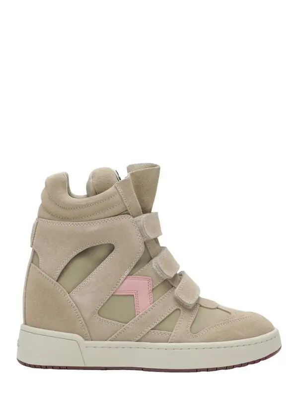 Isabel Marant Bekett Wedge Sneakers - Beige