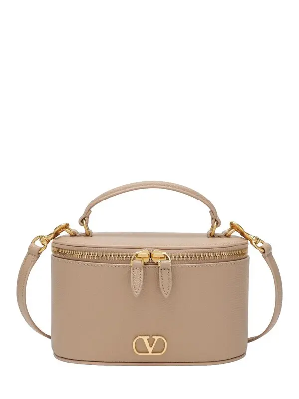 Valentino Garavani Vlogo Signature Mini Vanity Bag - Pink