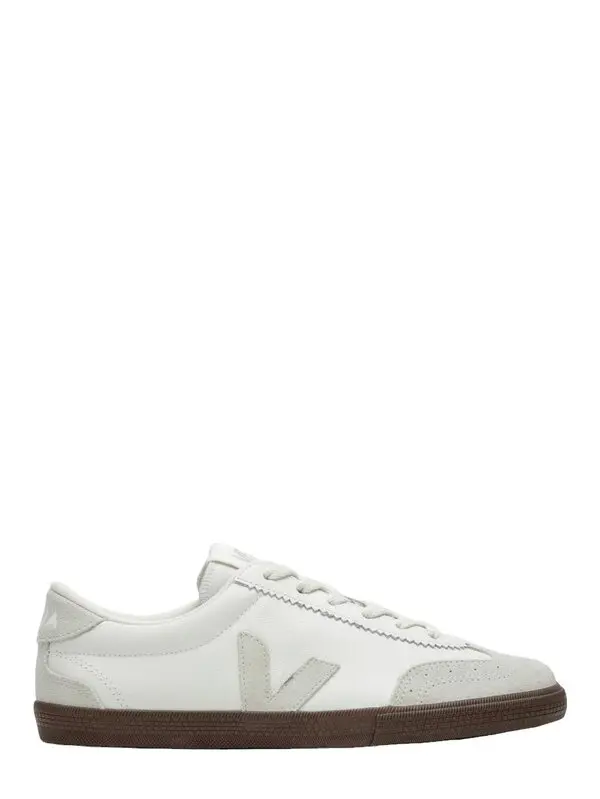 VEJA Volley Sneakers In Leather And Suede - White
