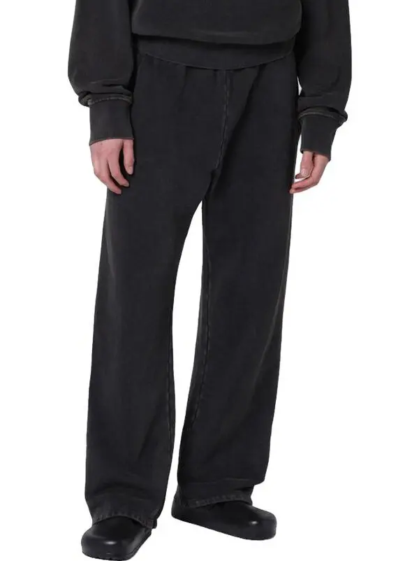 ENTIRE STUDIOS Washed Cotton Jogging Trousers - Black