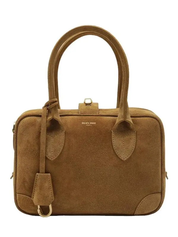 GOLDEN GOOSE Vita Top Handle Bag - Brown