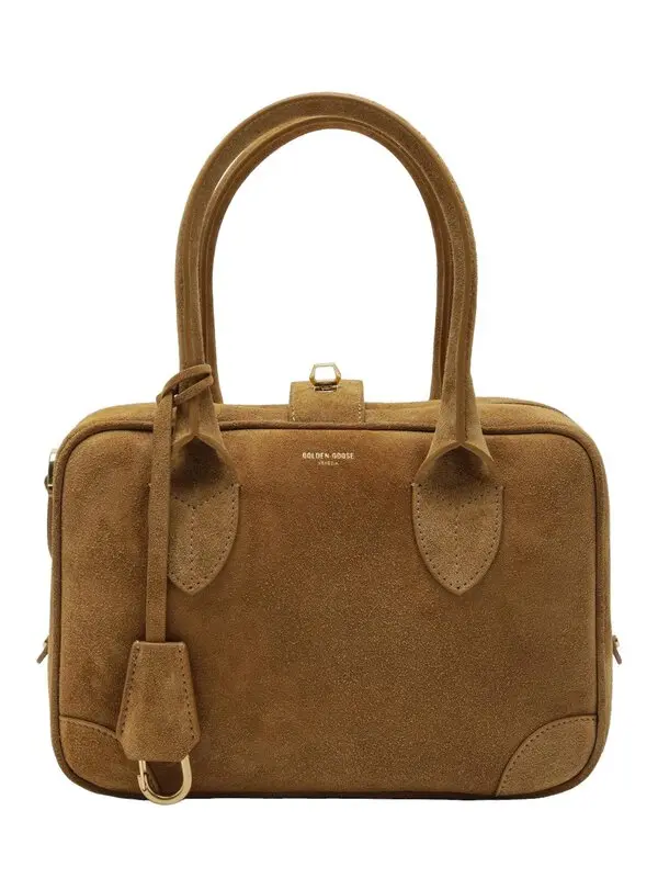 GOLDEN GOOSE Vita Handbag In Suede - Brown