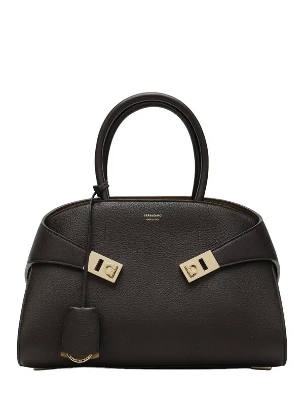 FERRAGAMO Hug M Handbag - Brown