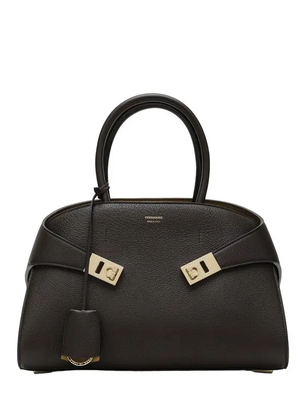 FERRAGAMO Hug M Handbag - Brown