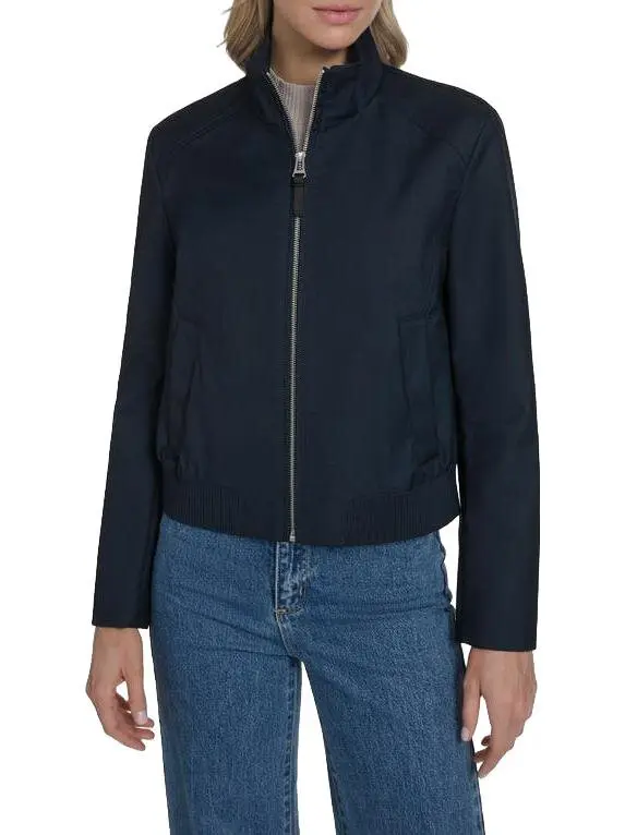 Cole Haan Bomber Rain Jacket - Navy