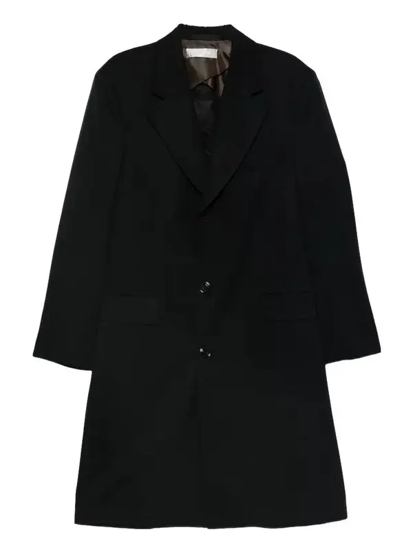 Our Legacy Buttoned Tailored Coat - Black