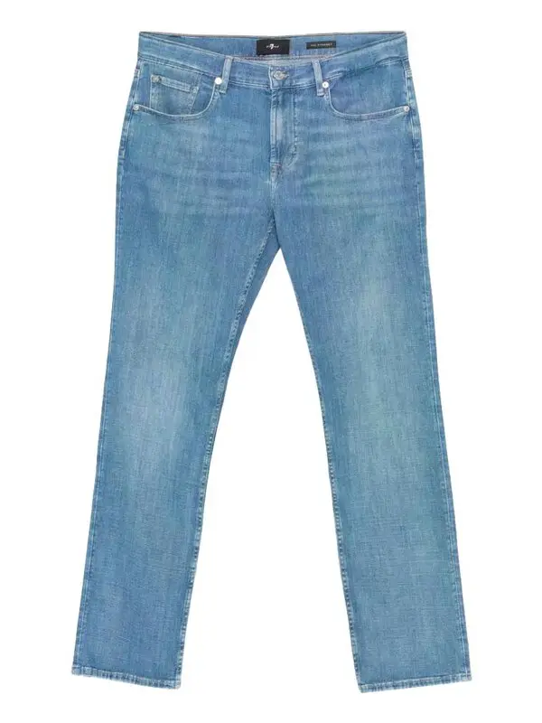 7 For All Mankind Straight-leg Jeans - Blue