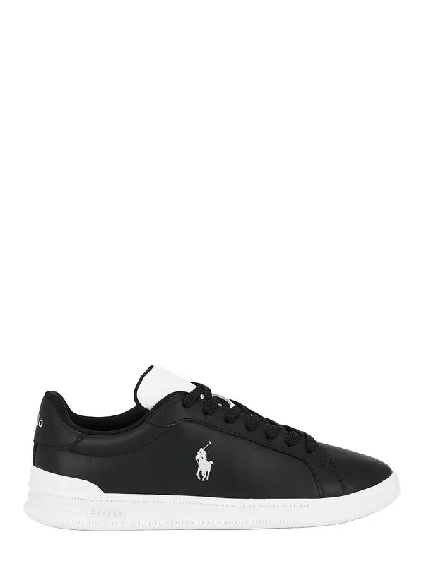 Polo Ralph Lauren Suede Cevio Espadrilles - Black & White
