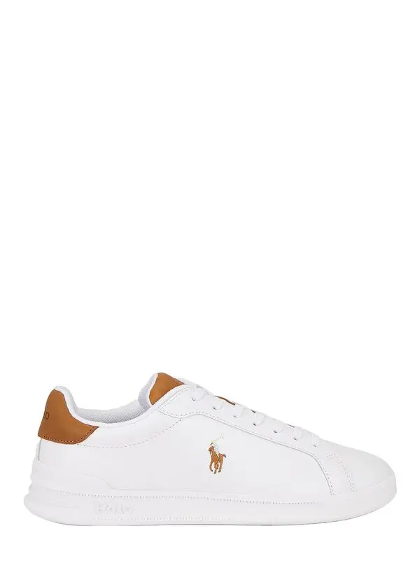 Polo Ralph Lauren Low Top Sneaker - White & Tan