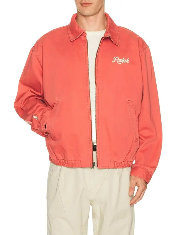 Polo Ralph Lauren Twill Windbreaker Jacket - Nantucket Red