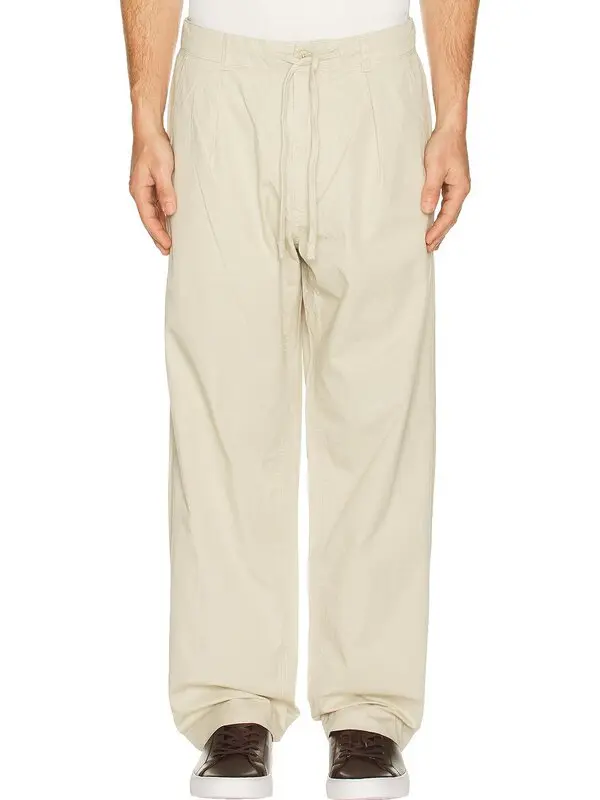 Polo Ralph Lauren Featherweight Twill Prepster Pleated Pant - Stoneware Grey