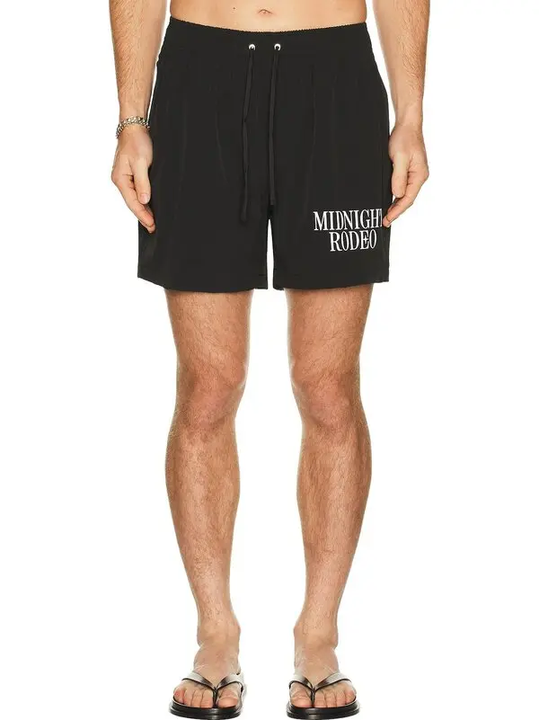 MIDNIGHT RODEO Mr Swim Short - Black