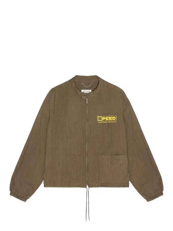 MAISON MARGIELA Sports Jacket In Brown - Walnut