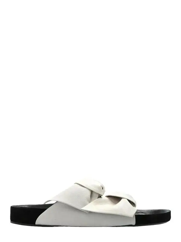 Isabel Marant Lennyo Bow Mules - White