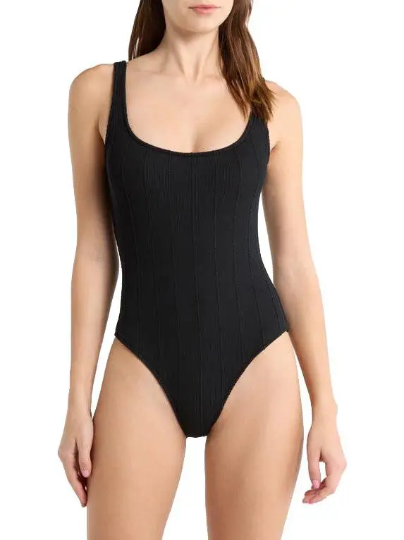Rip Curl Vibe Surf Cheeky One-piece Swimsuit - Black
