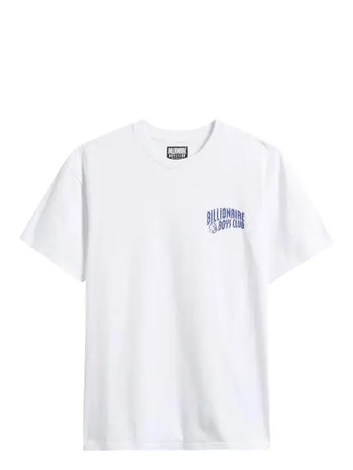 BILLIONAIRE BOYS CLUB Curve Logo Short Sleeve Graphic T-shirt - White