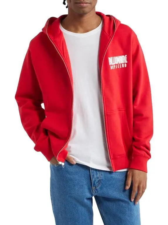 BILLIONAIRE BOYS CLUB Astro Zip Hoodie - Red