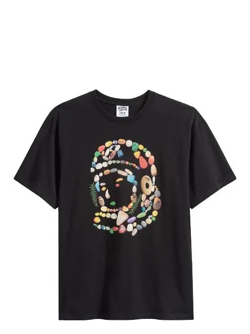 BILLIONAIRE BOYS CLUB Stones Spaceman Logo Graphic T-shirt - Black