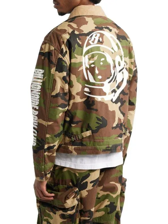 BILLIONAIRE BOYS CLUB Starcast Camo Ripstop Jacket - Kelp