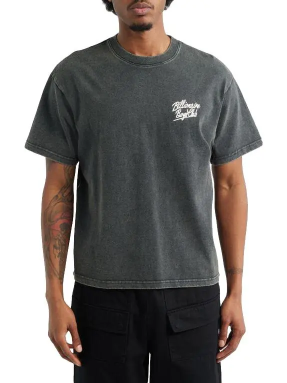 BILLIONAIRE BOYS CLUB Boxy Abyss Graphic T-shirt - Black