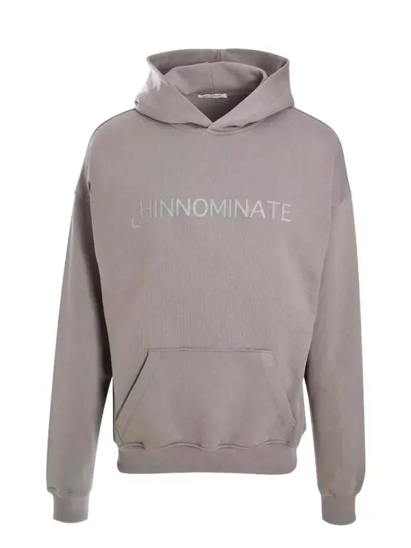 HINNOMINATE Rubberised-print Hoodie - Neutrals