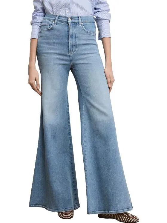 Veronica Beard High-rise Ultra Flare Leg Jeans - Big Splash