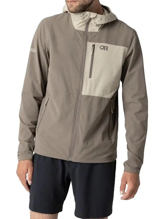 OUTDOOR RESEARCH Ferrosi Hooded Jacket - Gravel/pro Khaki