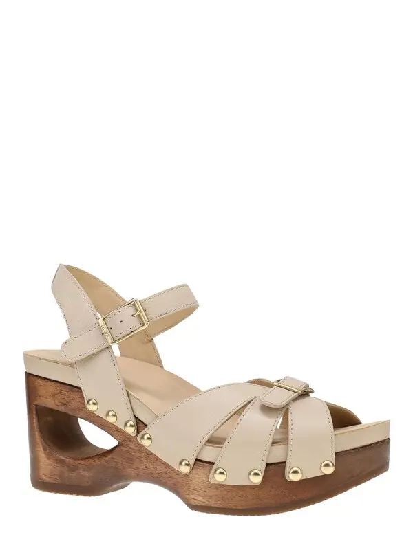Dansko Alanna Platform Wedge Sandal - Vanilla
