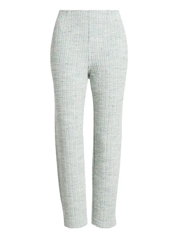 Hue Stretch Bouclé Skimmer Pants - Mint