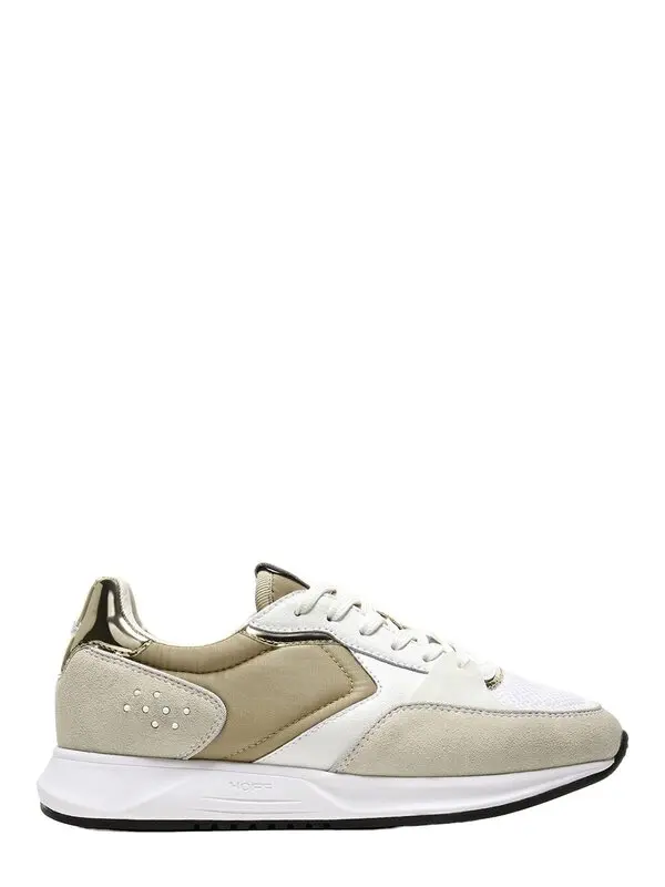 HOFF District Chelsea Water Repellent Sneakers - White Beige White