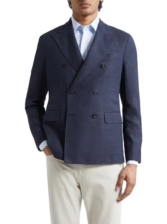 Boglioli Dover Double-breasted Jacket - Blue