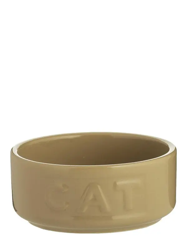 MASON CASH 5.2-inch Cat Food And Water Bowl - Brown