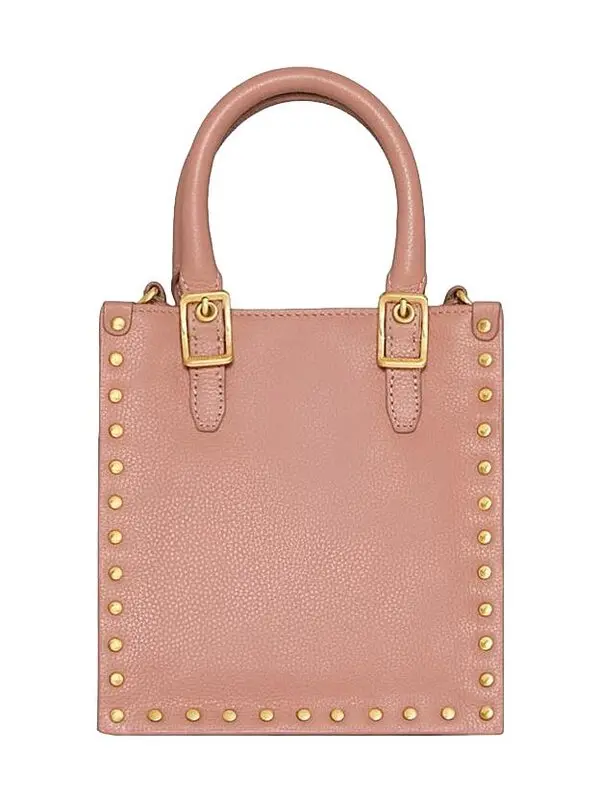 Rebecca Minkoff Mini Studded Leather Tote - Romance