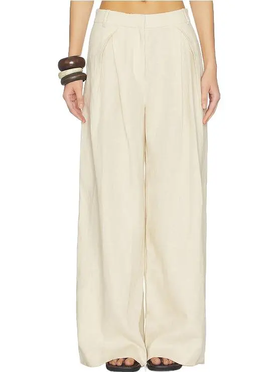 Faithfull The Brand Sofia Trouser - Neutral
