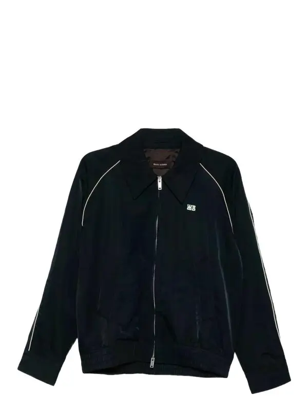 WALES BONNER Taslan Logo-detail Jacket - Blue