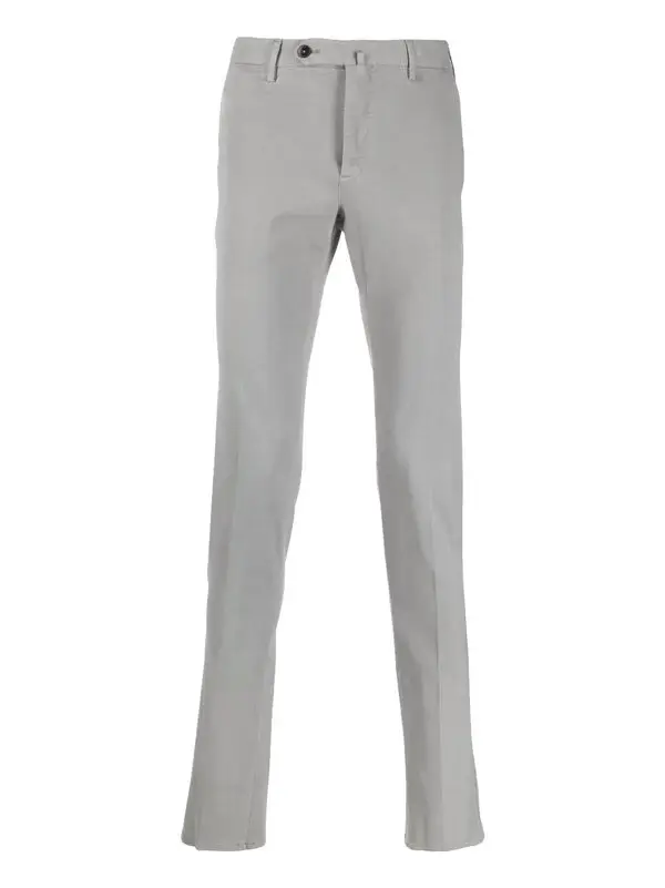 PT TORINO Mid-rise Skinny Trousers - Grey